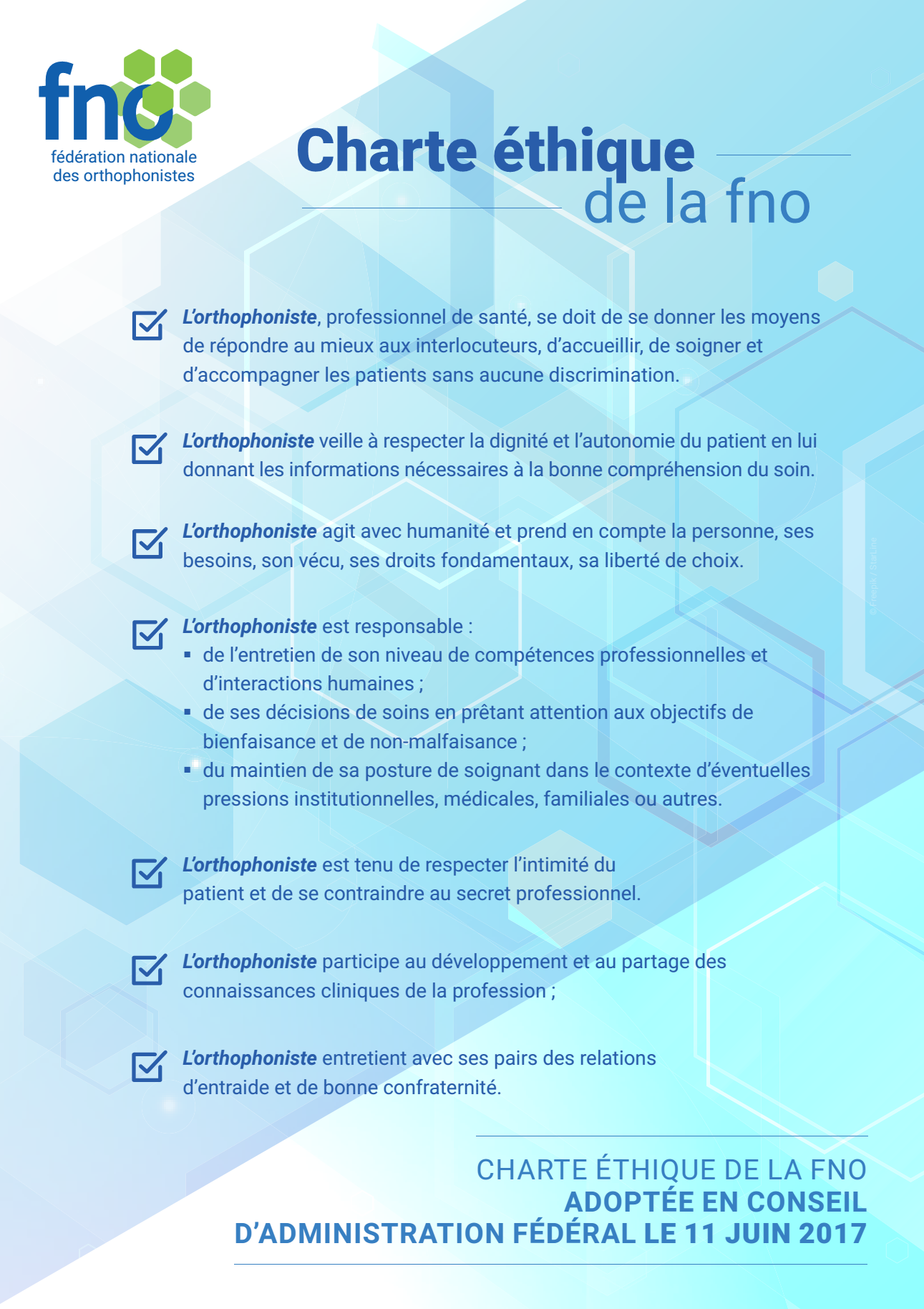 Charte éthique - SORC-VDL