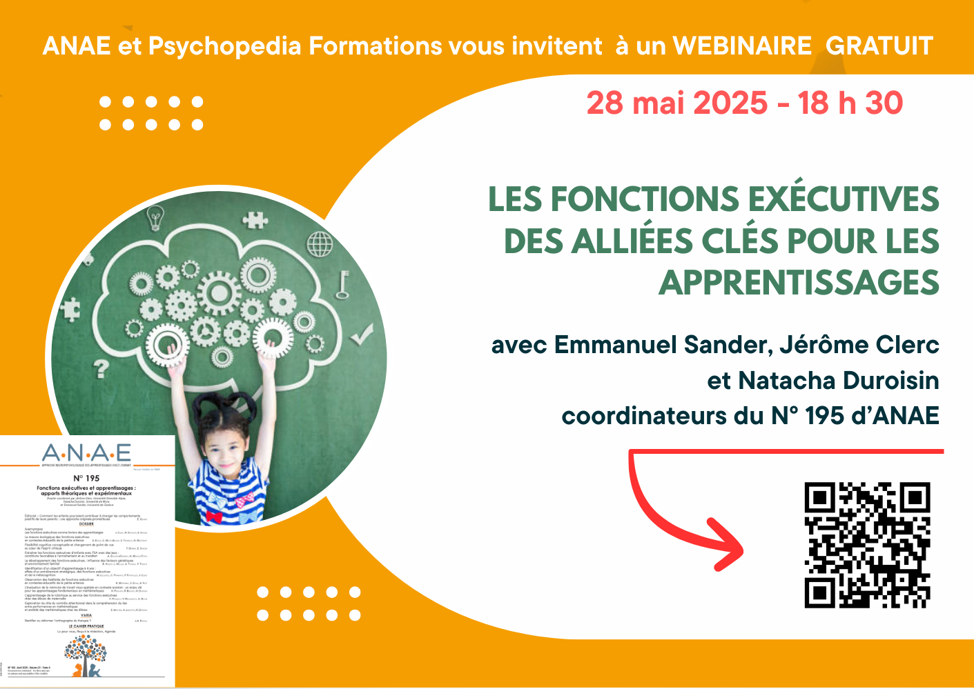 Webinaire ANAE gratuit (Fonctions exécutives) - SORC-VDL